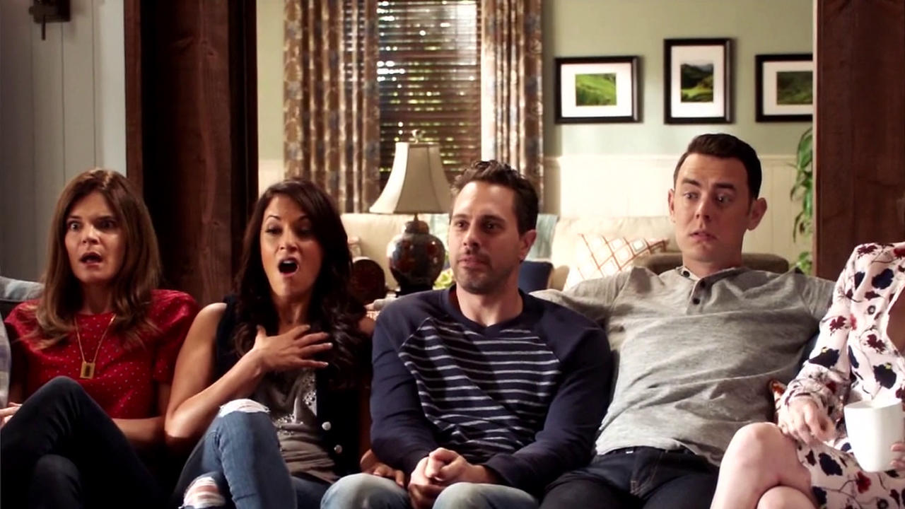 Life in Pieces (S01E07): Nanny Tent Earrings Cheeto Summary - Season 1 ...