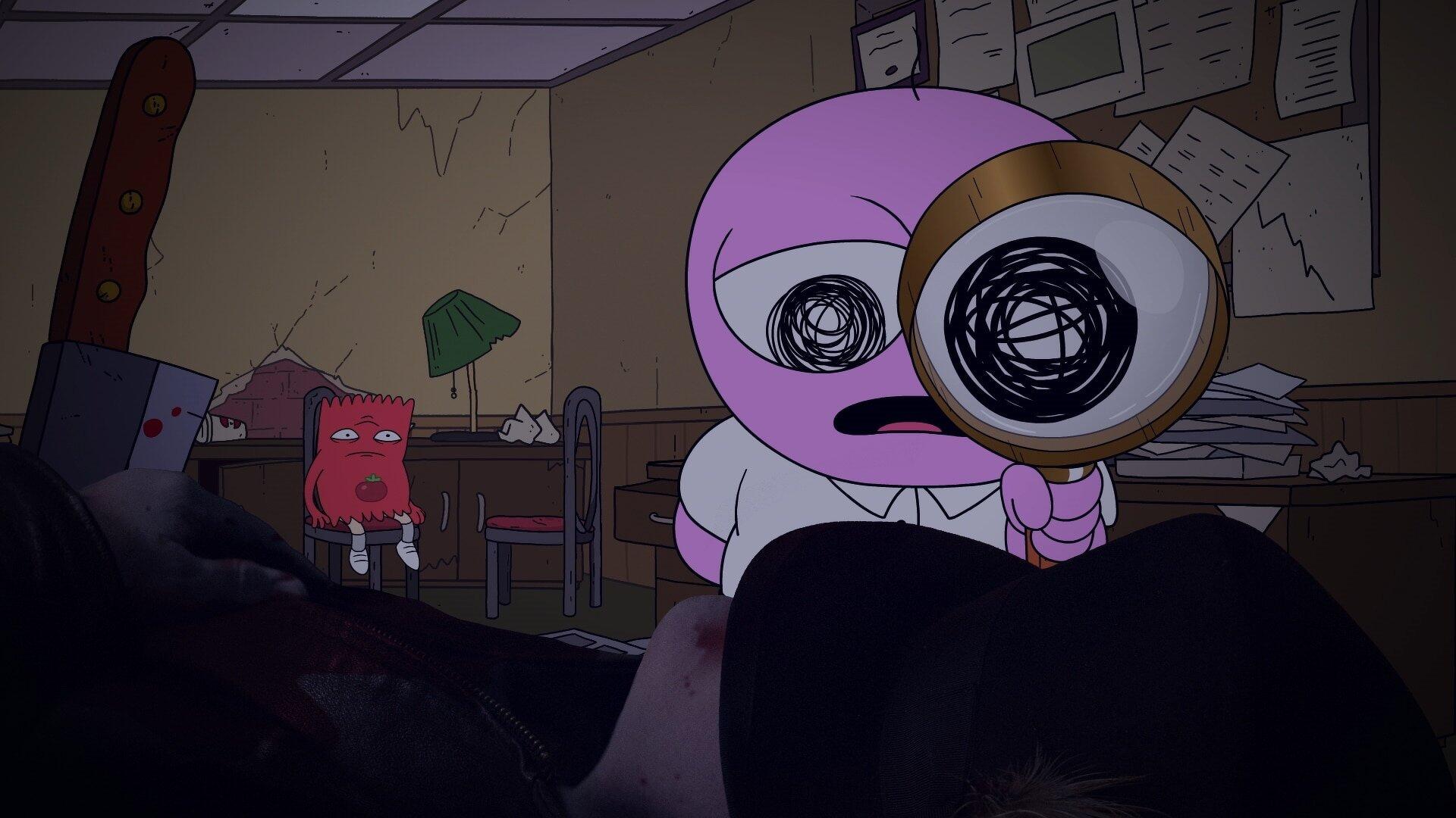 Smiling Friends (S01E05): Who Violently Murdered Simon S. Salty ...