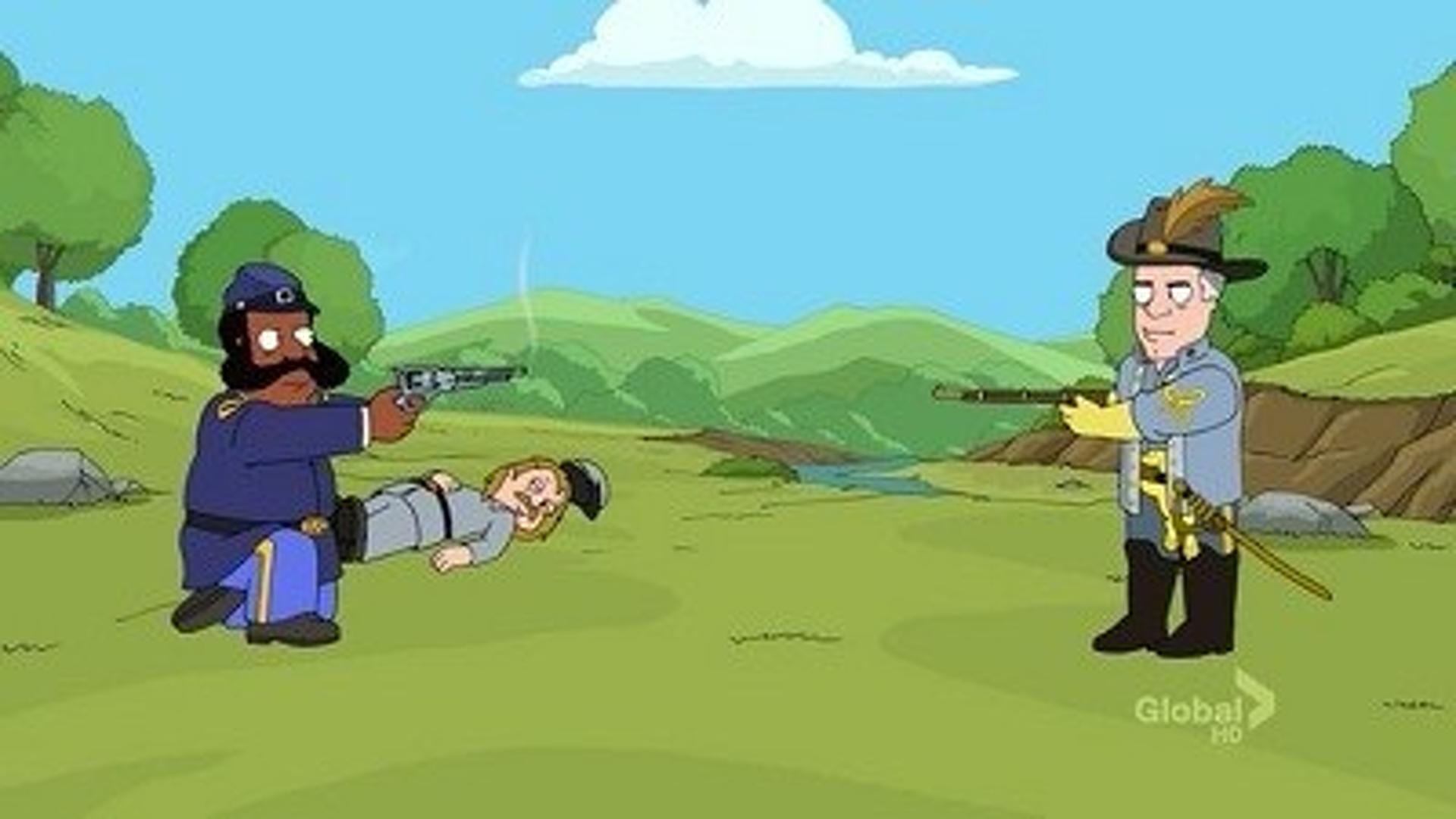 The Cleveland Show (S02E15): The Blue and the Grey and the Brown ...