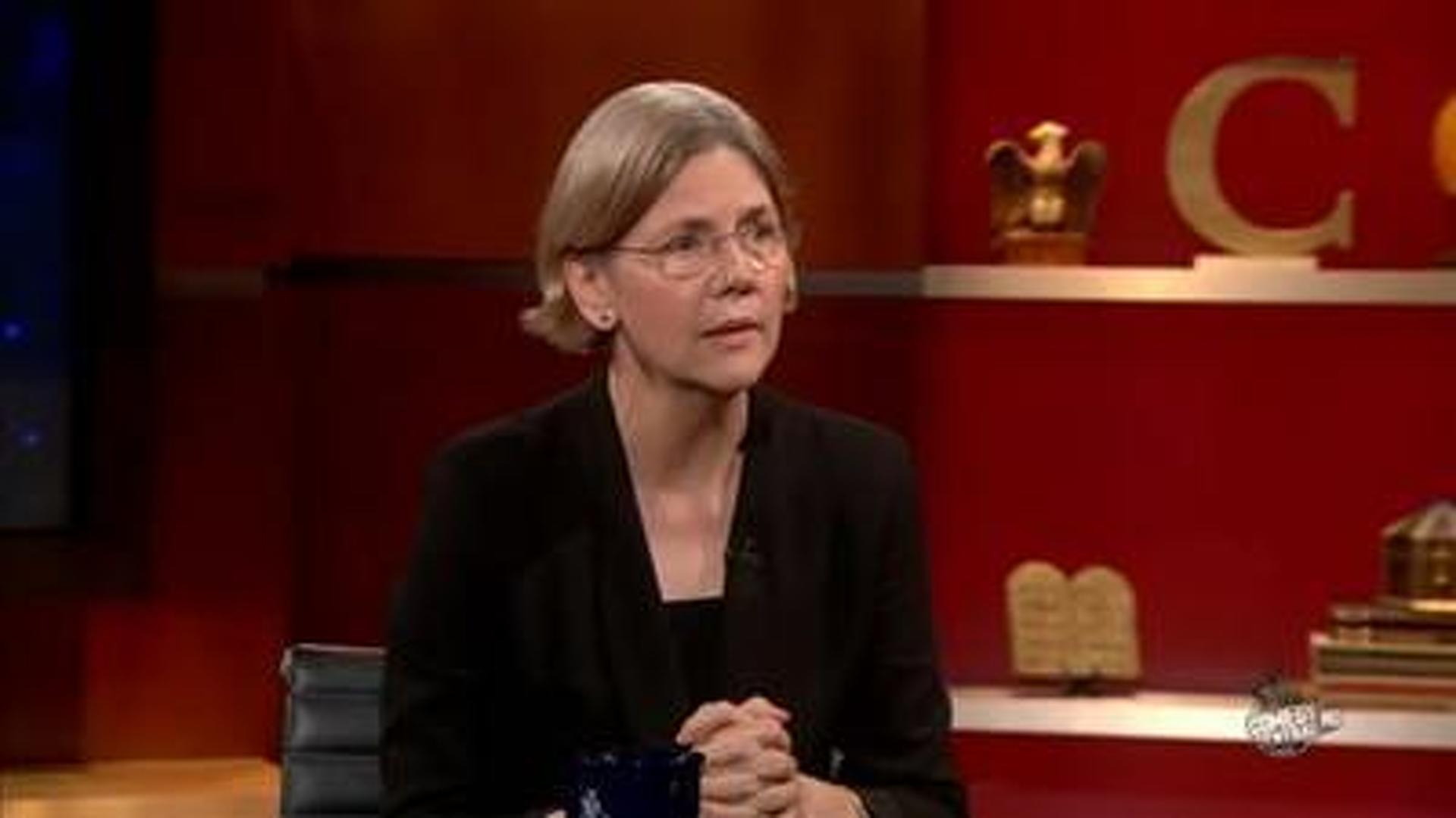 The Colbert Report (S06E61): Elizabeth Warren Summary - Season 6 ...