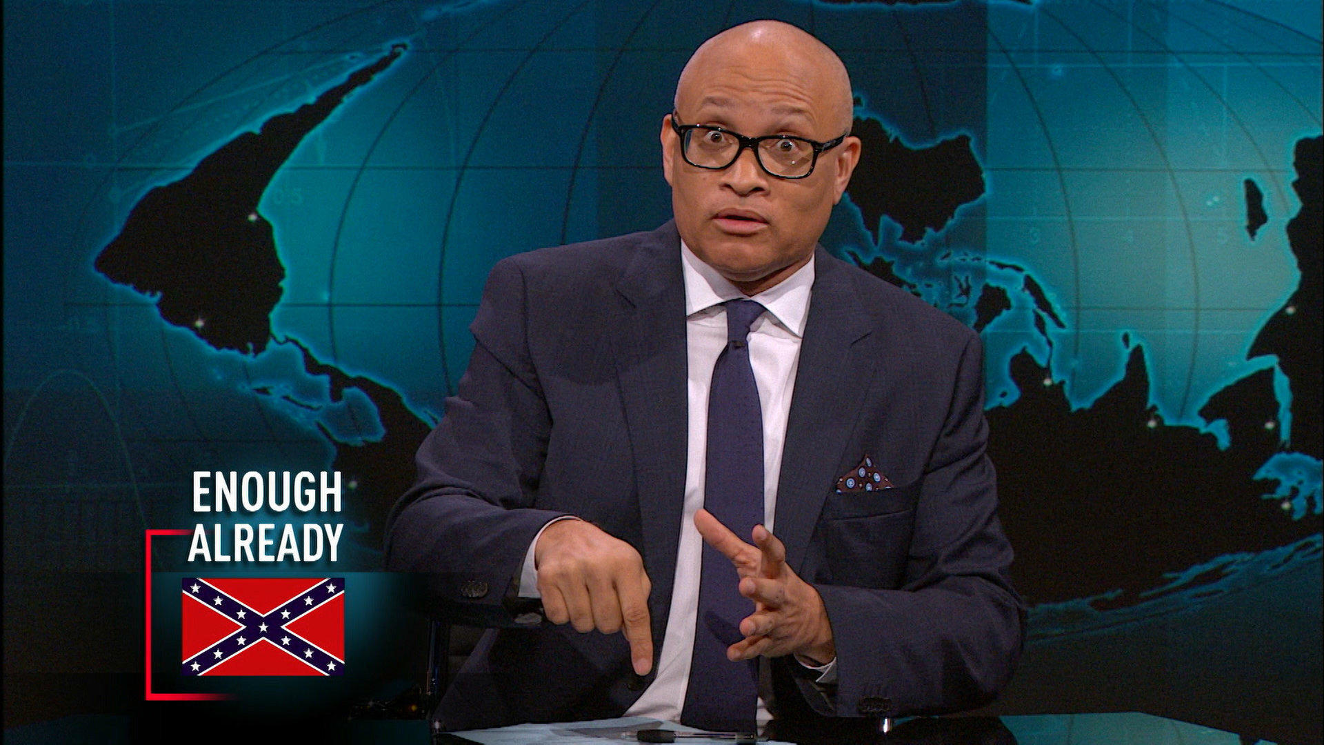 The Nightly Show with Larry Wilmore (S01E75): Confederate Flag Battle ...