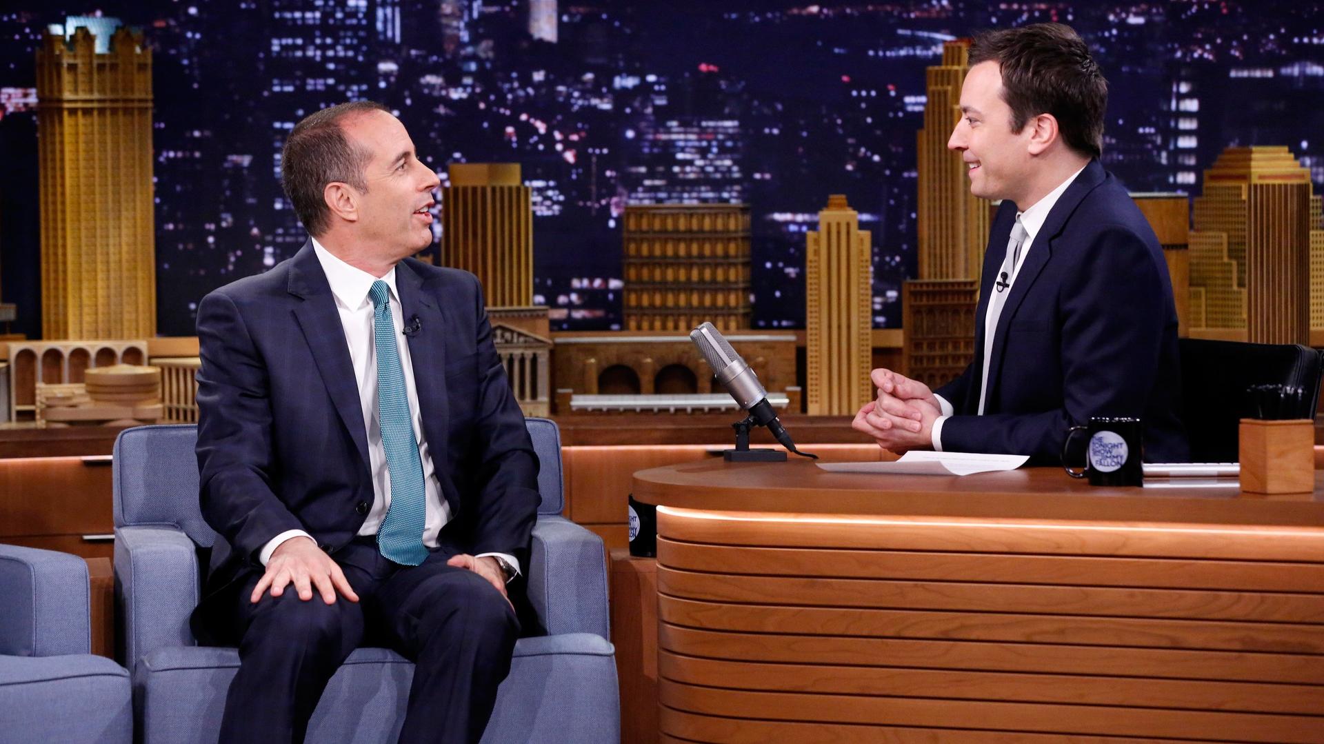 The Tonight Show [Fallon] (S01E02): Jerry Seinfeld, Kristen Wiig, Lady ...