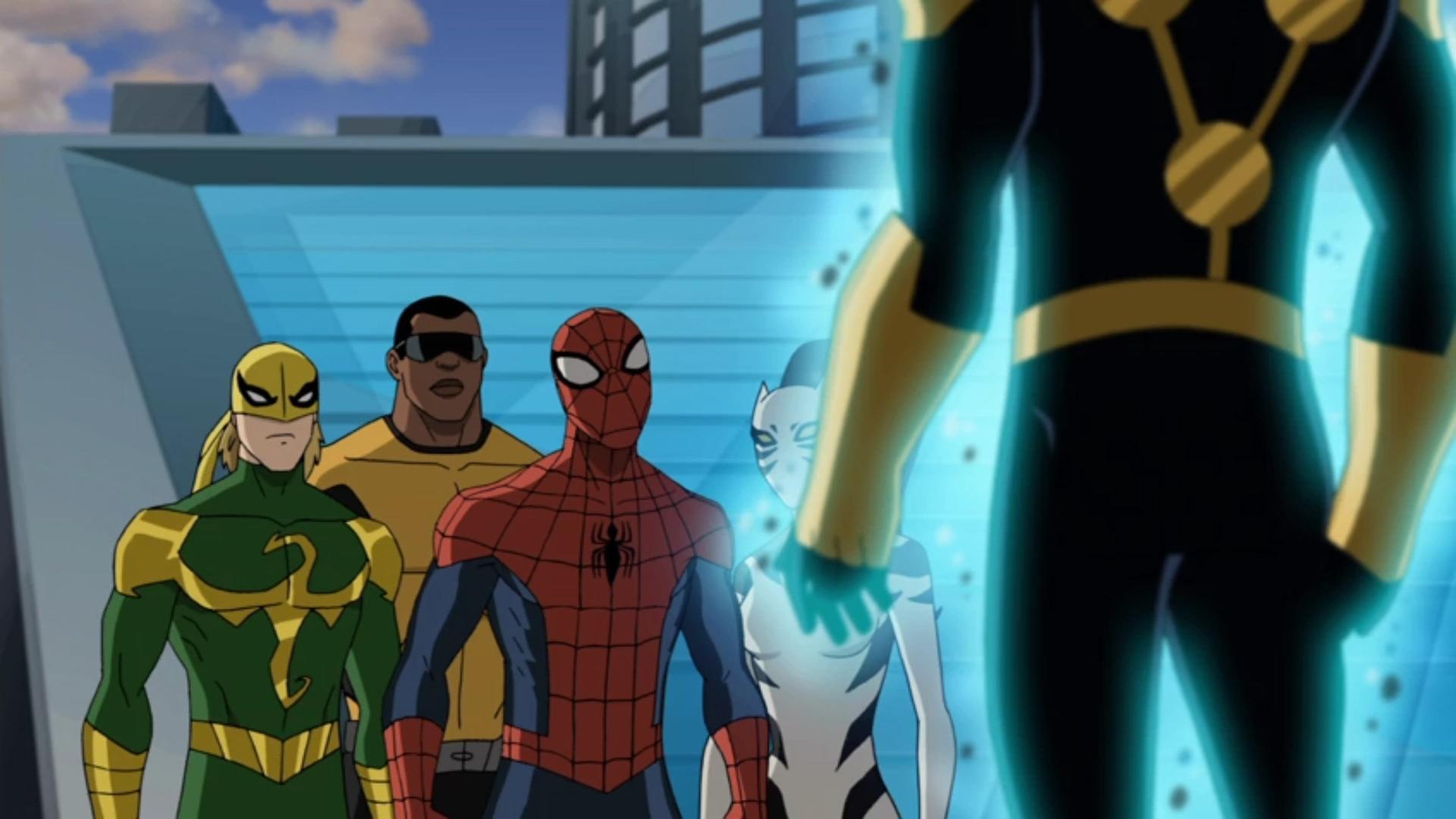 Ultimate Spider Man Nova And White Tiger